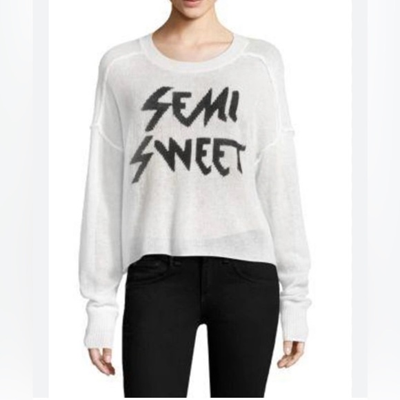 Wildfox | Sweaters | Wildfox Semi Sweet Demi Cashmere Sweater In ...
